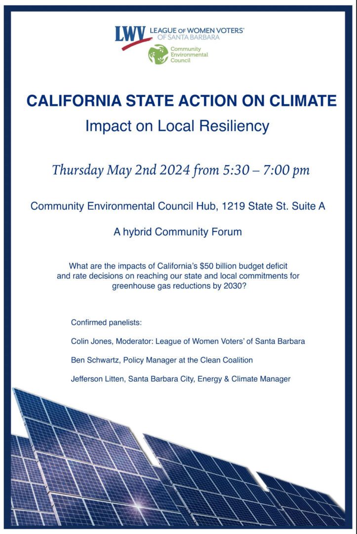 California State Action on Climate: Impact on Local Resiliency - 2 May ...